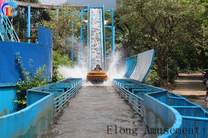 Water roller coaster speed sprint Amusement Park Log Flume Ride, Falls ...