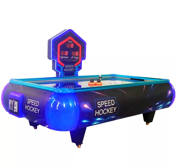 Indoor coin operated full Automatic air hockey game machine sport air ...