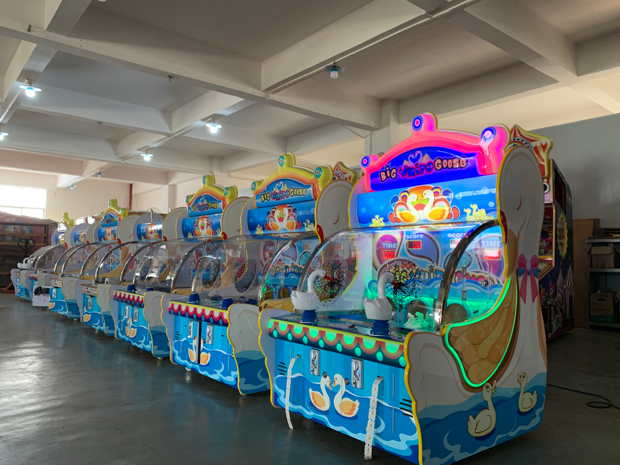 New Kids Coin Operated Games Arcade Indoor Amusement Goose Paddling ...
