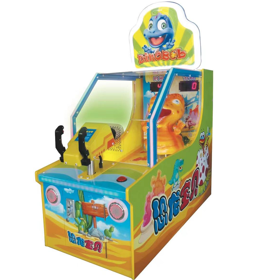 Coin Operated Amusement Electric Arcade Games Dinosaur Ball Shooting ...