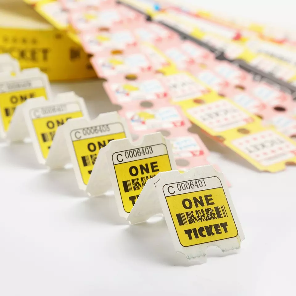 Amusement arcade game machine ticket single roll ticket redemption ...