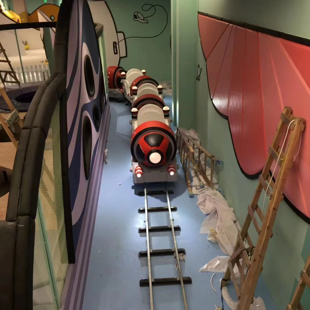 Small amusement park outdoor electric mini train for children/crazy ...