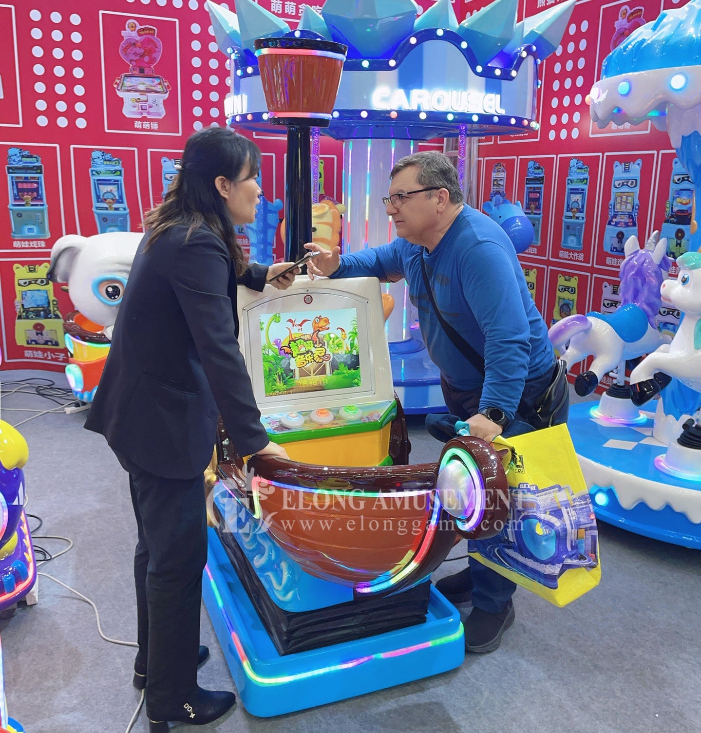 Kiddie Rides - Swing machine Amusement Park Rides — Guangzhou Elong ...