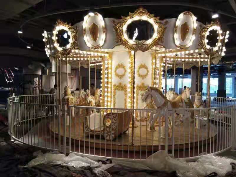 24 Seats luxury Carousel and Large Carousel Horse FRP Horses ...